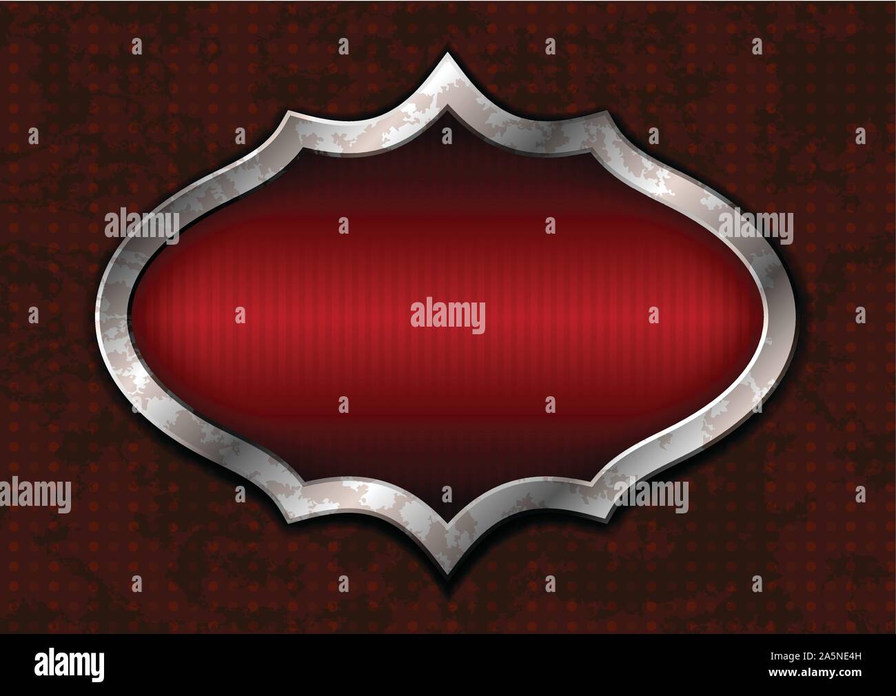 Metal ellipse with spikes Stock Vector Image & Art - Alamy