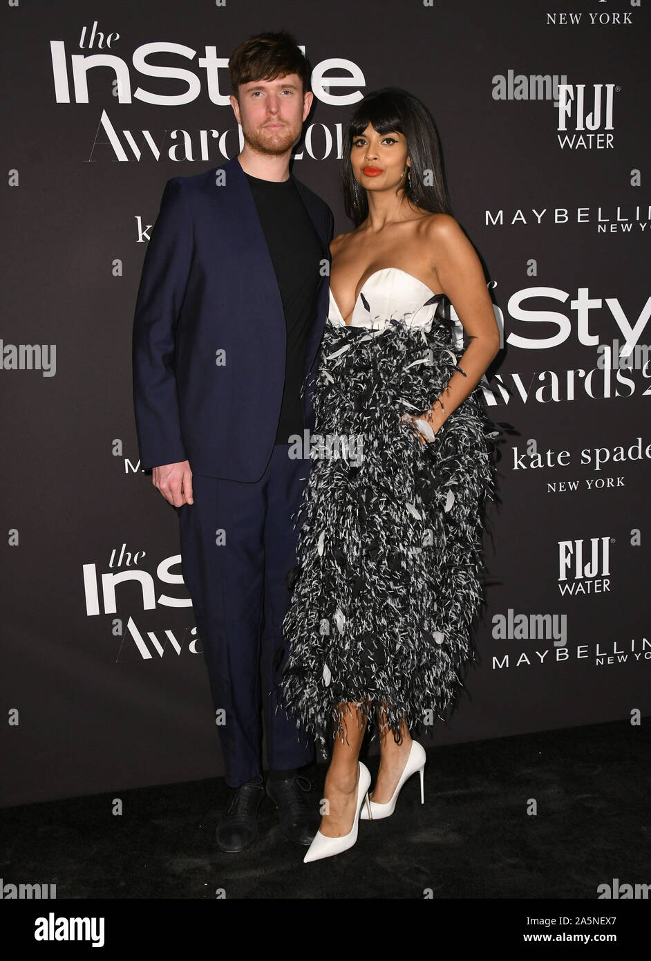 Hollywood, California, USA. 21st Oct, 2019. James Blake, Jameela Jamil ...