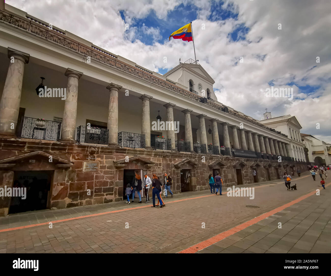 Quito, Ecuador, September 29, 2019: Historic centre of Quito, Ecuador ...