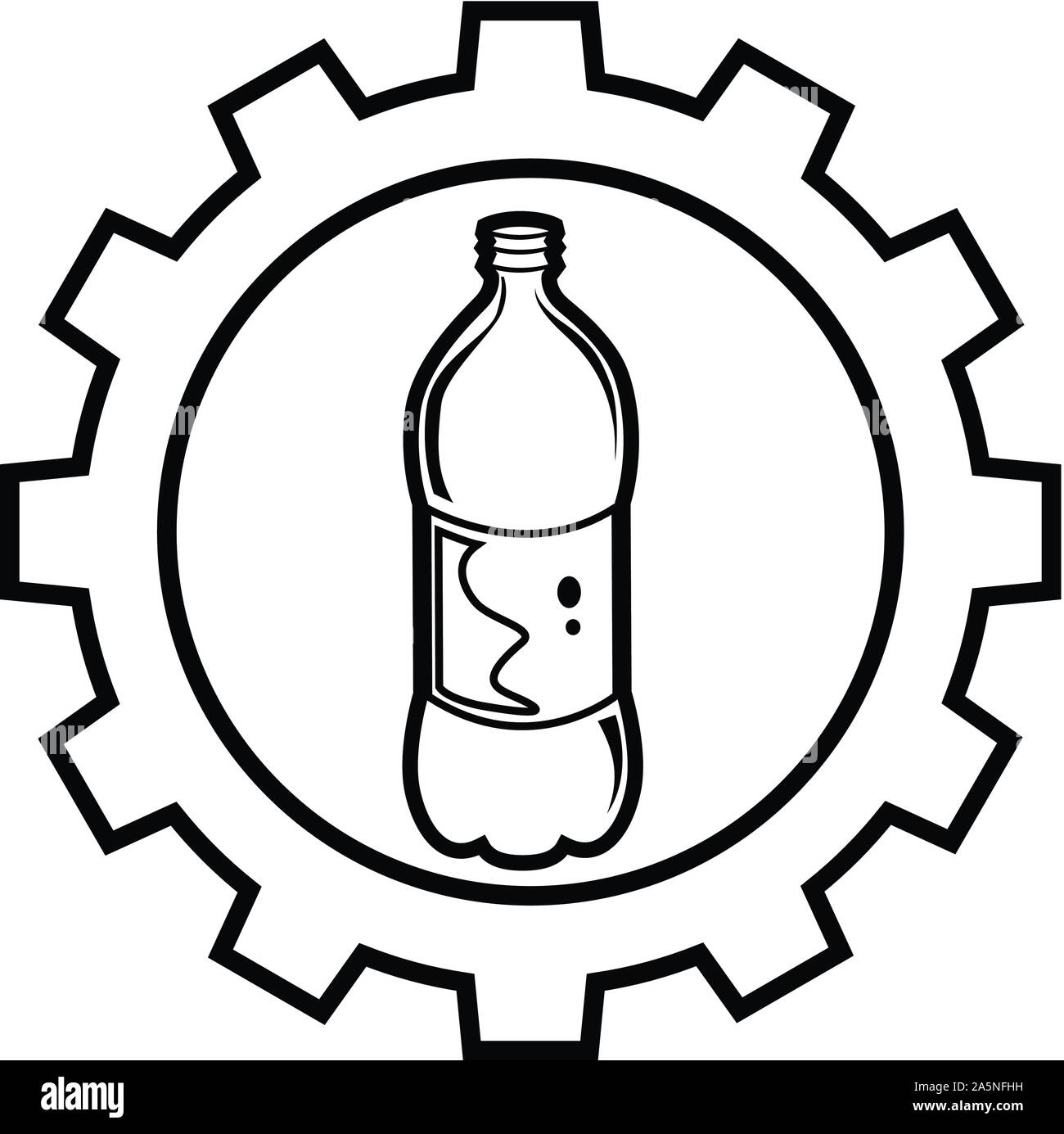 plastic industry icon symbol-stoke line style Stock Vector Image & Art ...