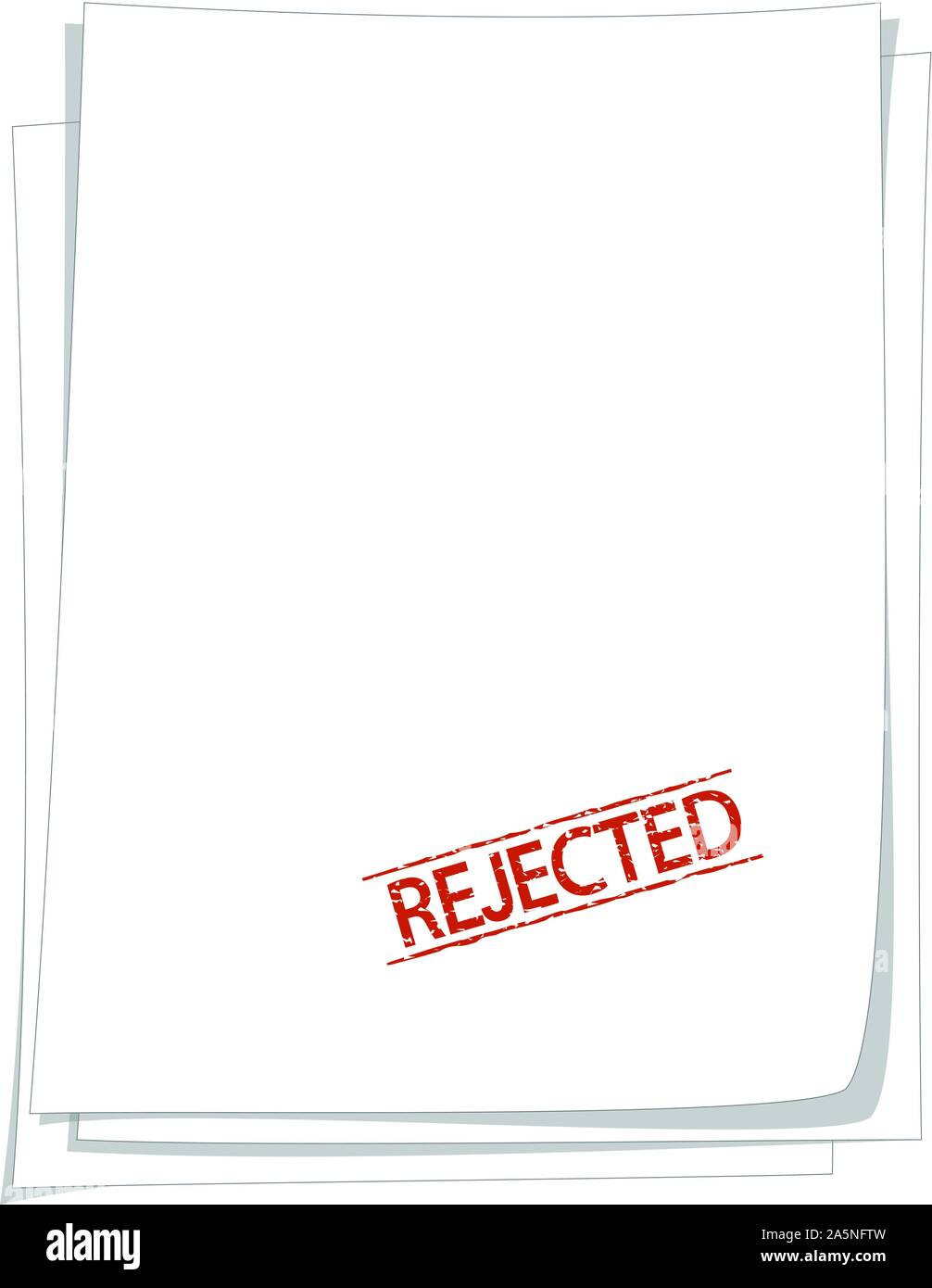 Quality control rejected Stock Vector Images - Alamy