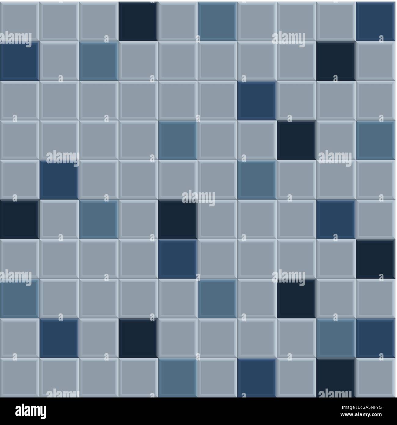 old style of blue tile pattern background, illustration design Stock ...