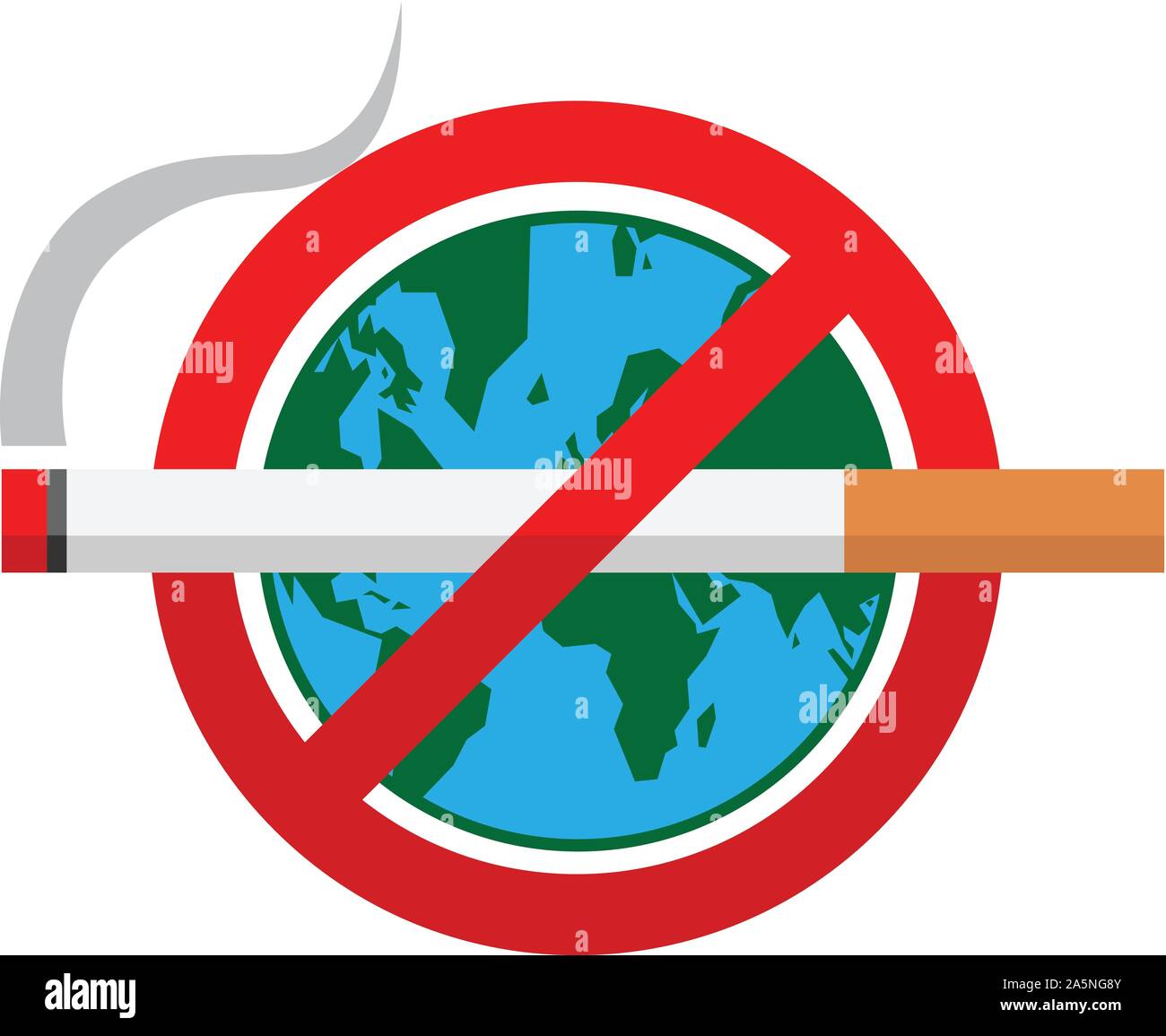 Dont smoke prohibition sign Cut Out Stock Images & Pictures - Alamy