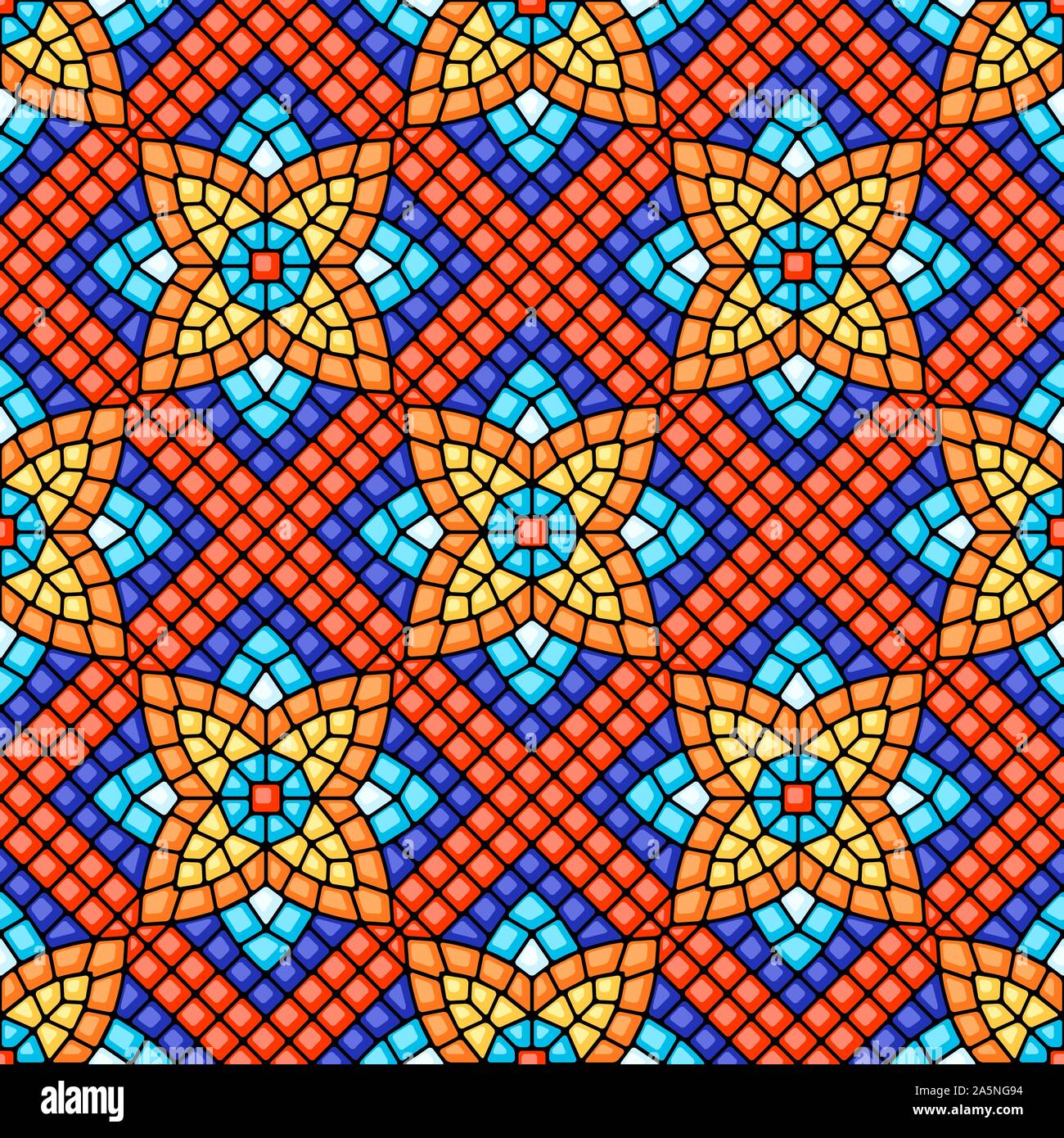 Ancient mosaic ceramic tile pattern Stock Vector Image & Art - Alamy