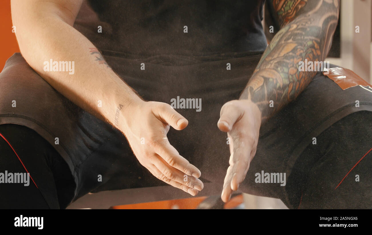 Man hands rolling exercise hi-res stock photography and images - Alamy