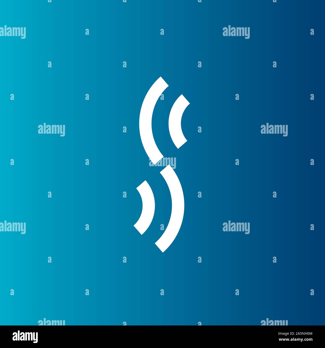 Abstract geometric vector logo. Business logo. Line art emblem Stock ...