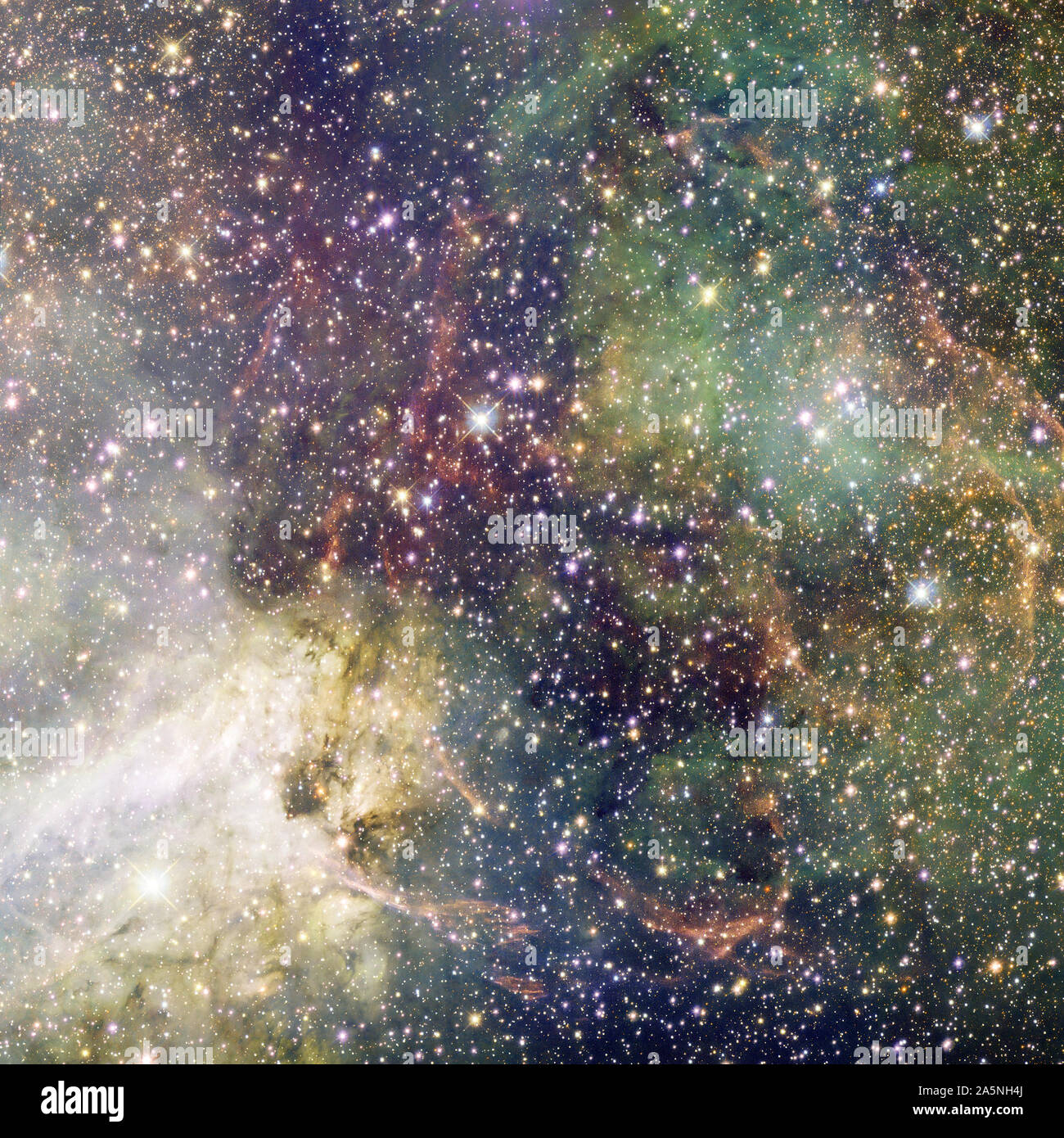 Beauty of endless cosmos. Science fiction wallpaper. Elements of this ...