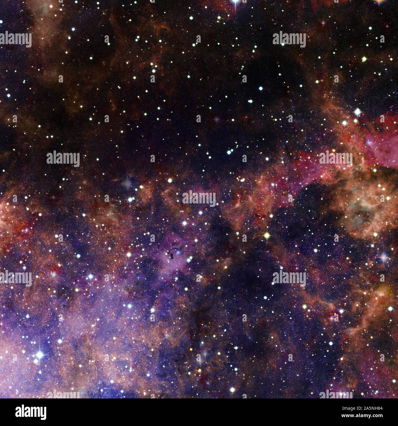 Awesome beauty of starfield somewhere in deep space. Elements of this ...