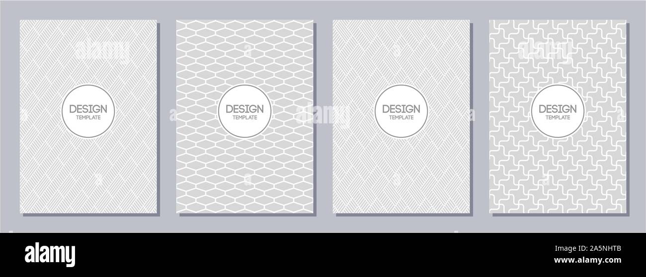 Set of flyer, posters, banners, placards, brochure design templates A6 ...