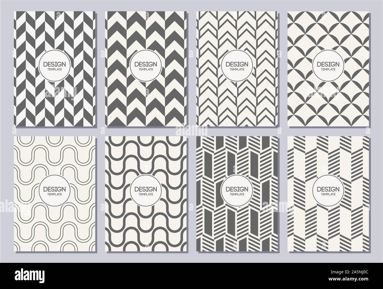 Set of flyers, posters, banners, placards, brochure design templates A6 ...