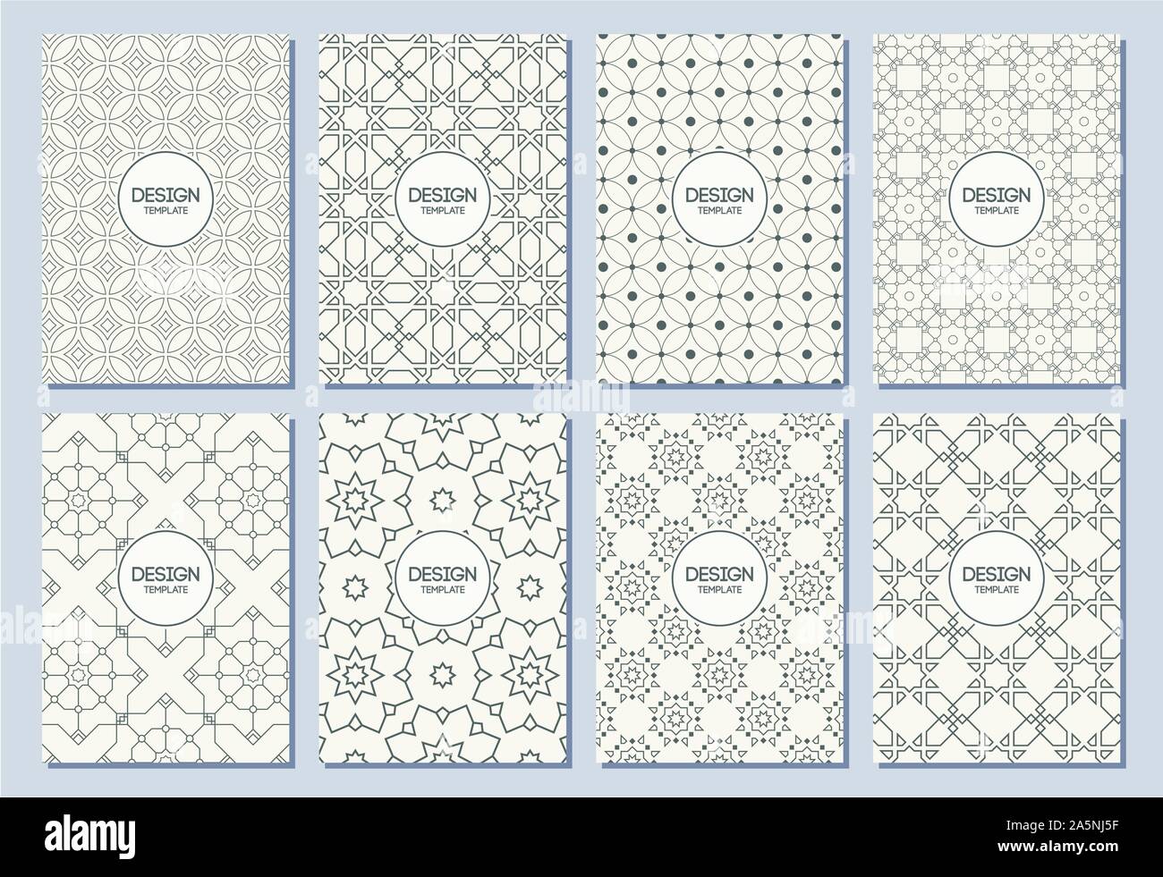 Set of flyers, posters, banners, placards, brochure design templates A6 ...