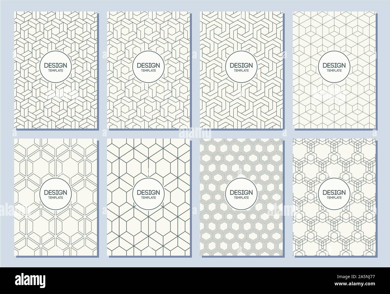 Set of flyers, posters, banners, placards, brochure design templates A6 ...