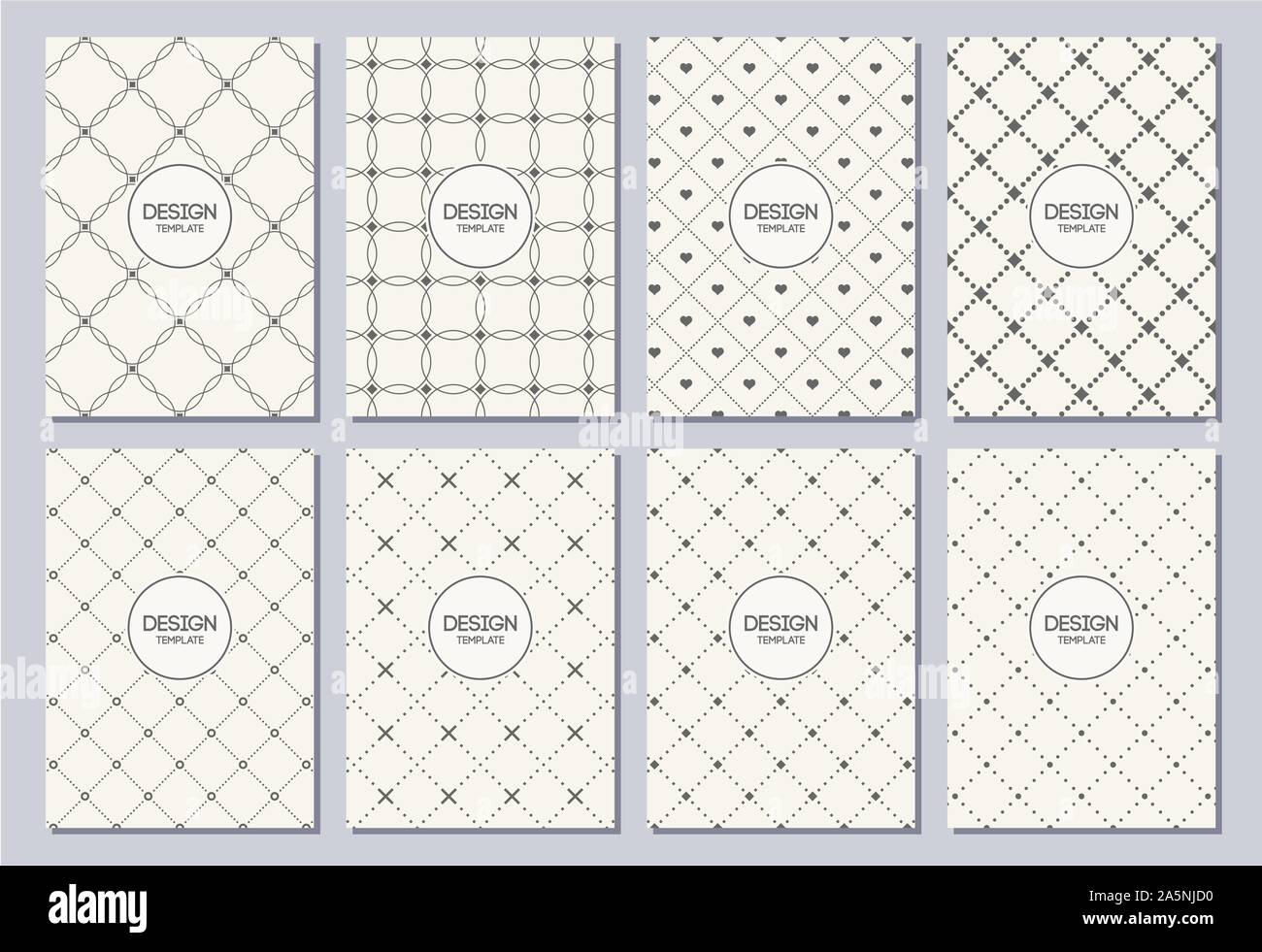 Set of flyers, posters, banners, placards, brochure design templates A6 ...
