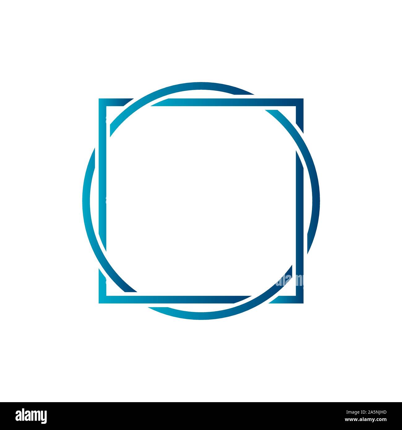 Elegant shiny circle logo hi-res stock photography and images - Alamy