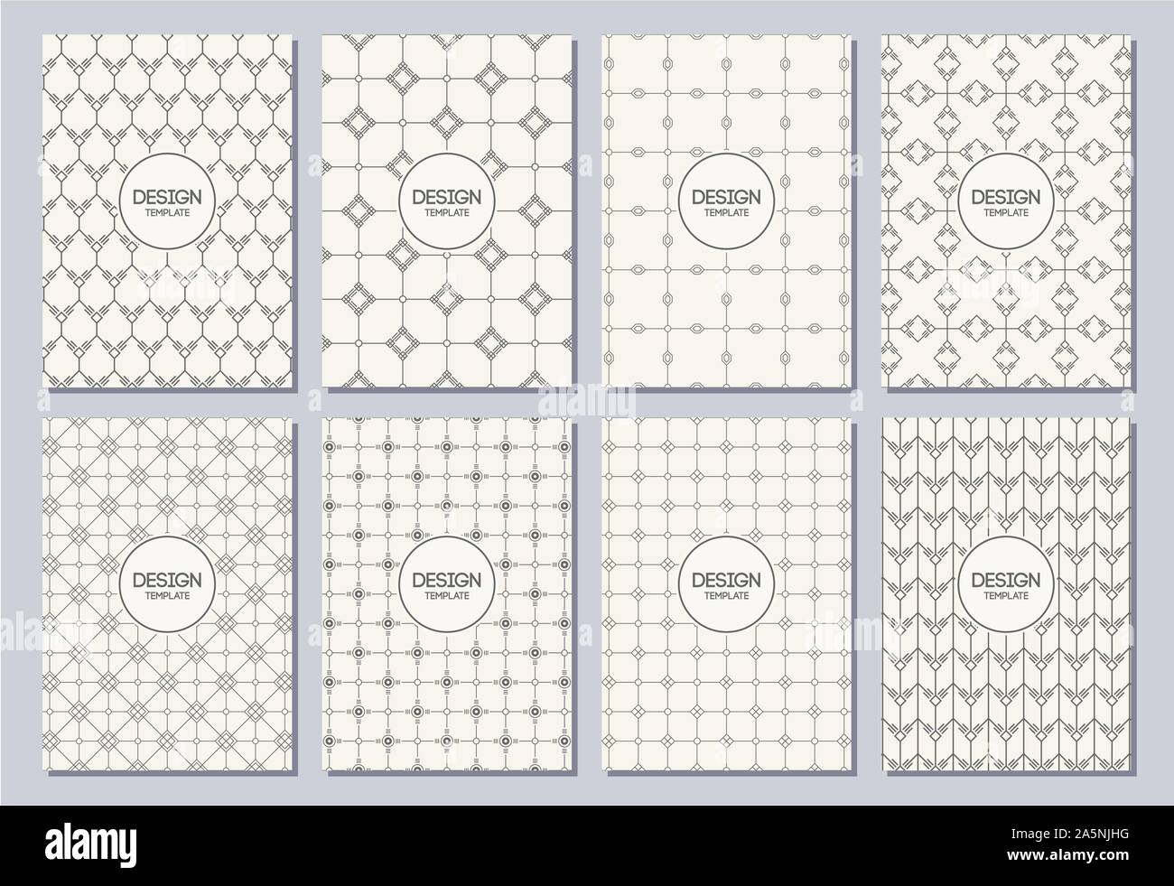 Set of flyers, posters, banners, placards, brochure design templates A6 ...