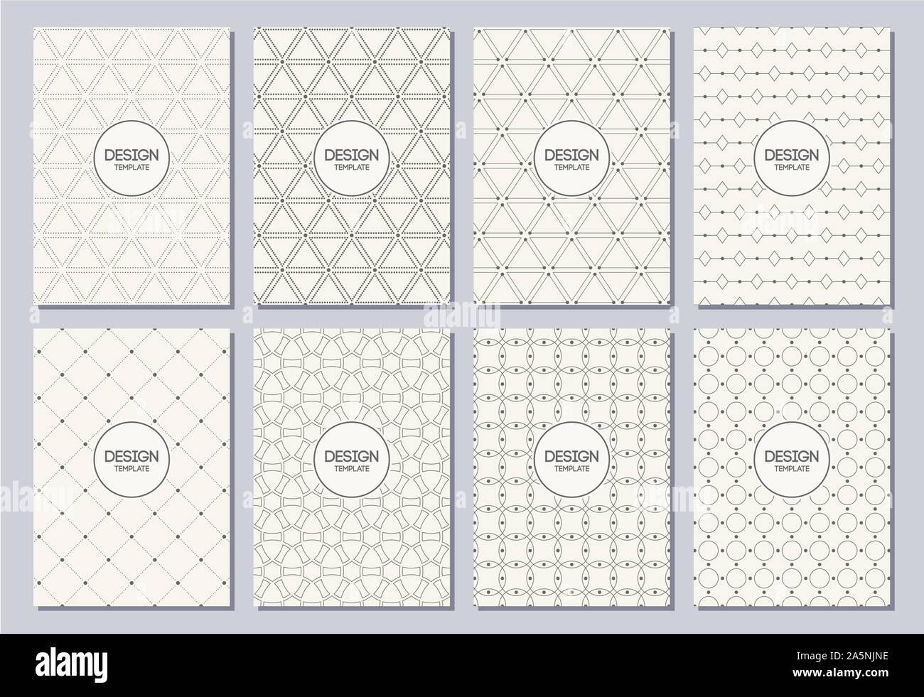 Set of flyers, posters, banners, placards, brochure design templates A6 ...