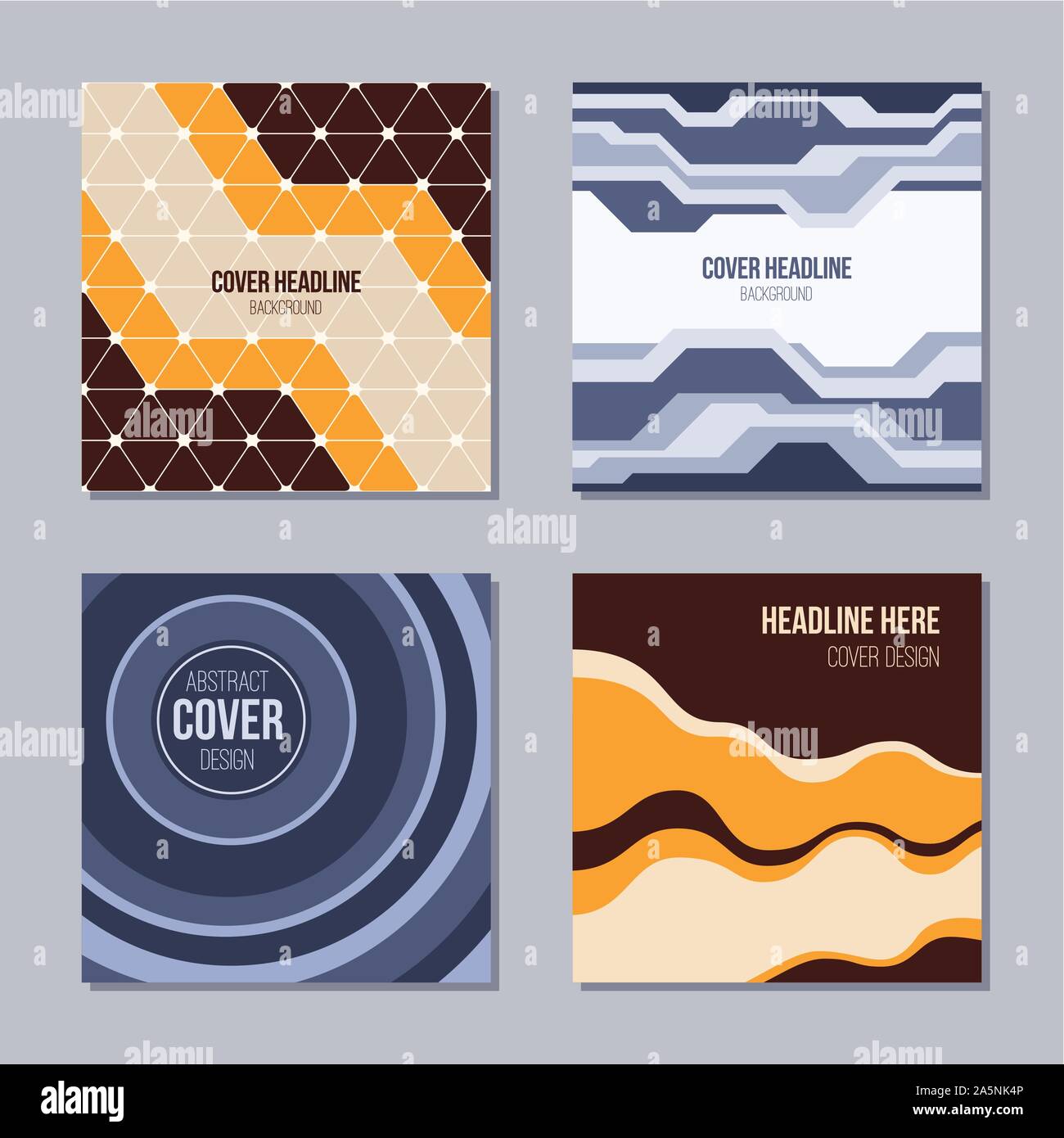 Four covers Stock Vector Images - Alamy