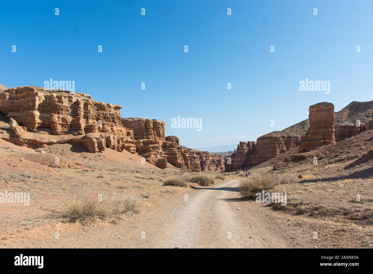 Beautiful view of cliffs from yellow red limestone Stock Photo - Alamy