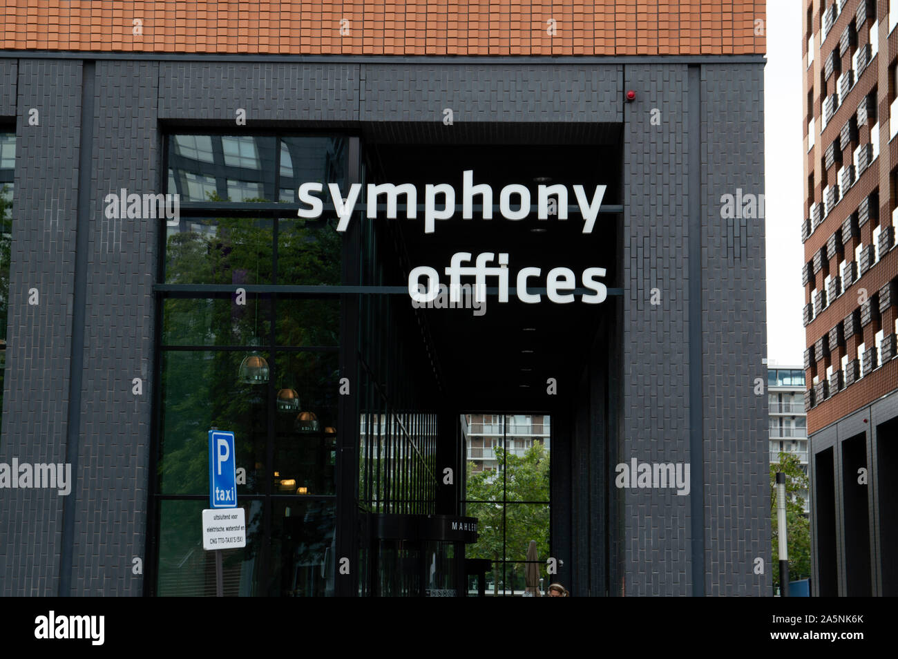 Entrance Symphony Offices Building At Amsterdam The Netherlands 2019 ...