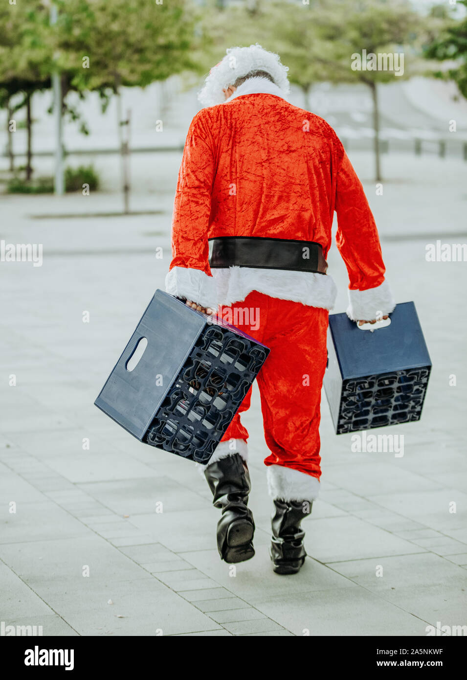 Santa costume without beard hi-res stock photography and images - Alamy