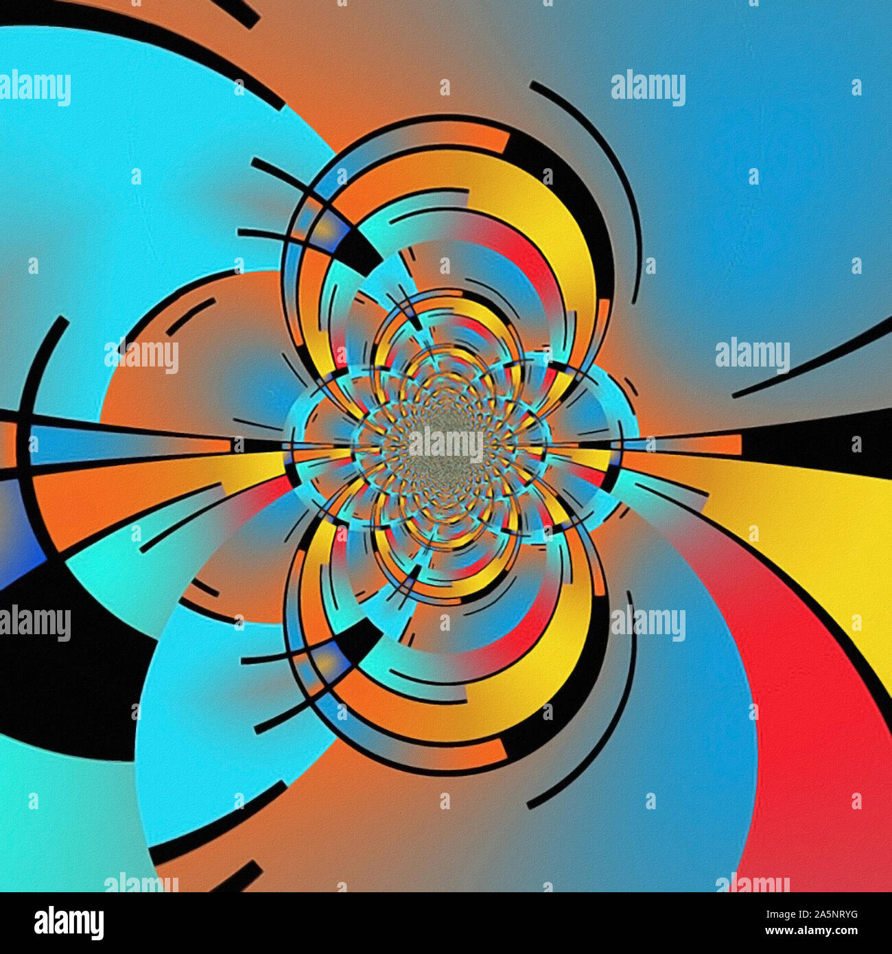 Digital abstract art divide hi-res stock photography and images - Alamy