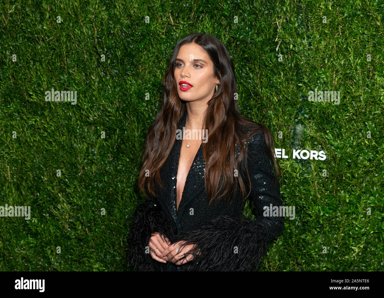New York, United States. 21st Oct, 2019. Sara Sampaio attends the 13th ...
