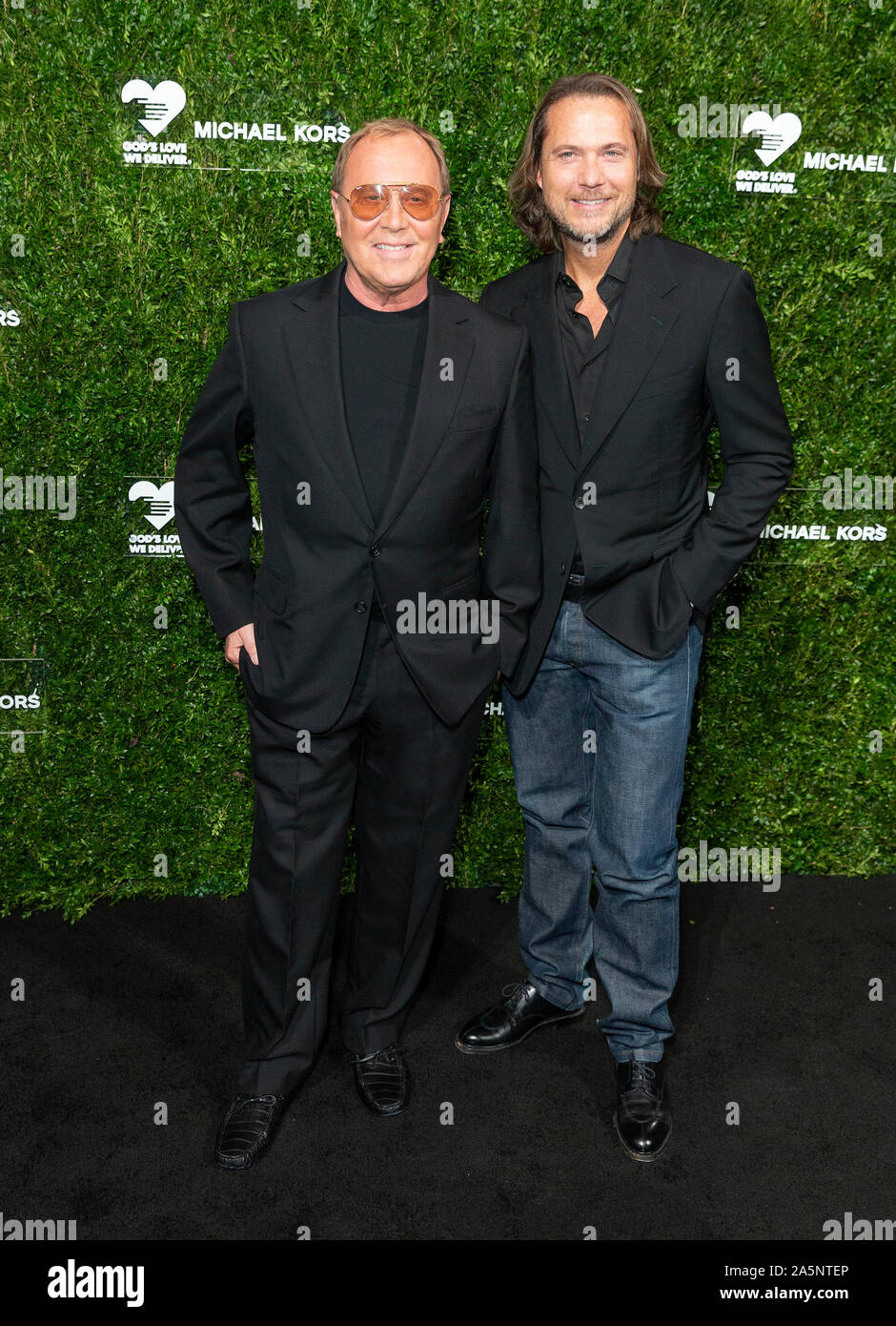 New York, United States. 21st Oct, 2019. Michael Kors and Lance LePere ...