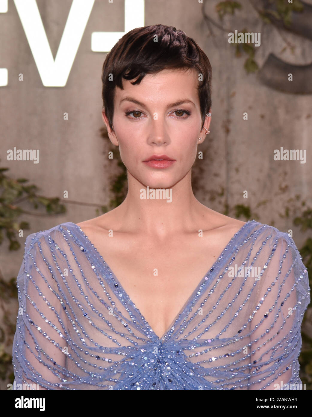 October 21, 2019, Westwood, California, USA: Sylvia Hoeks attends the World Premiere of Apple ...