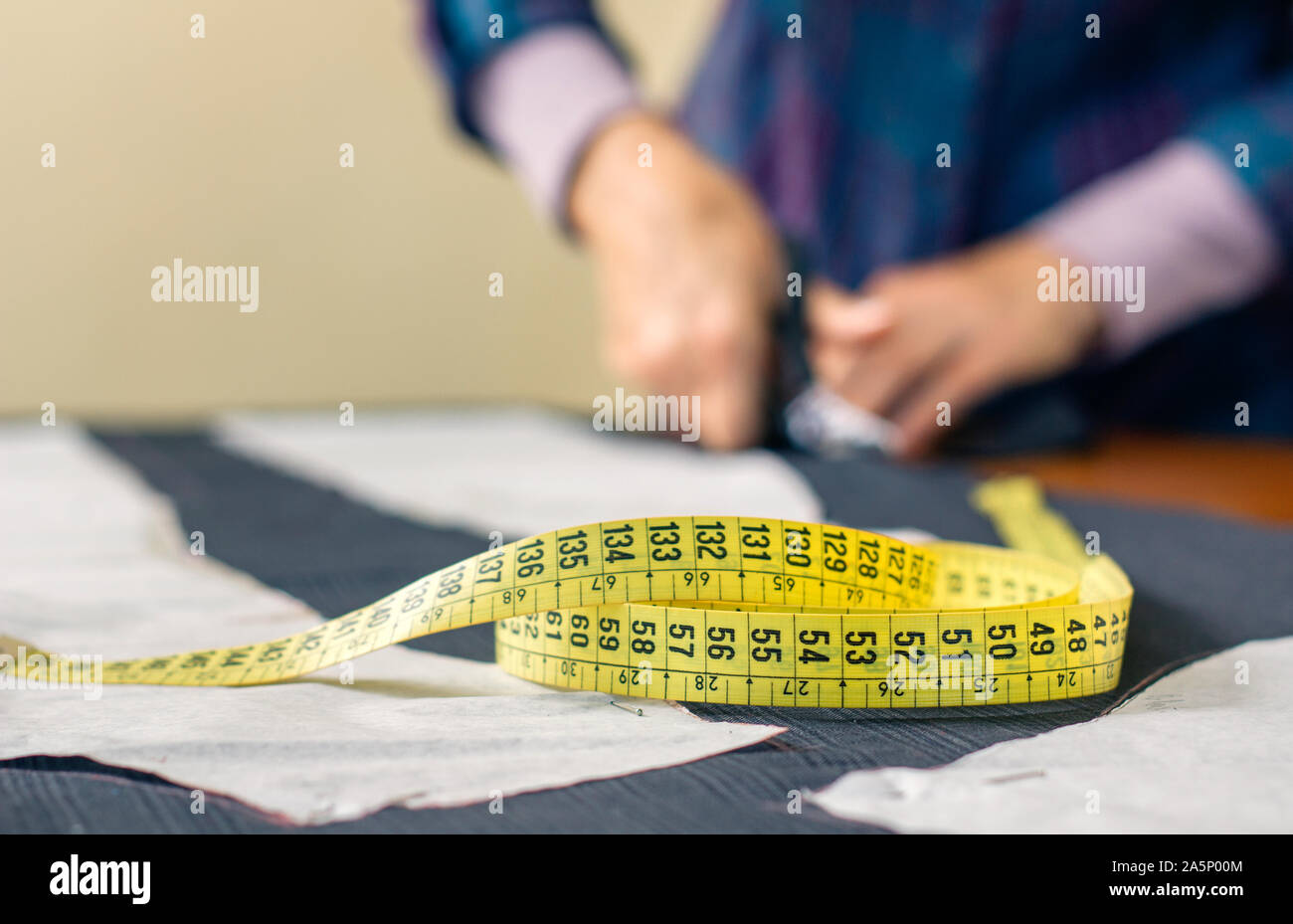 Seamstress and measuring tape hi-res stock photography and images - Alamy