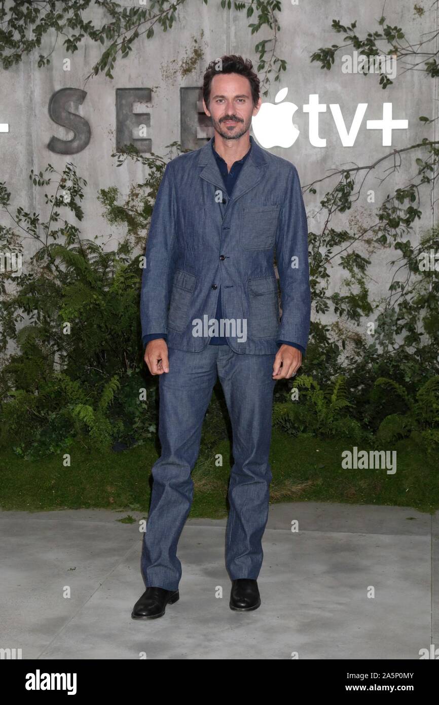 Los Angeles, CA. 21st Oct, 2019. Christian Camargo at arrivals for SEE ...
