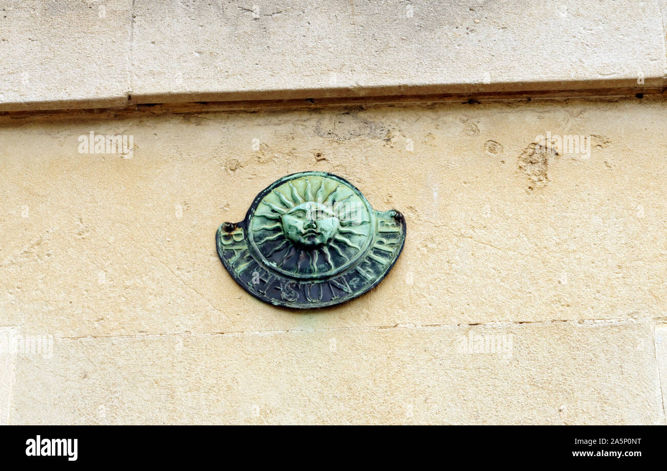 Bath sun fire mark hi-res stock photography and images - Alamy