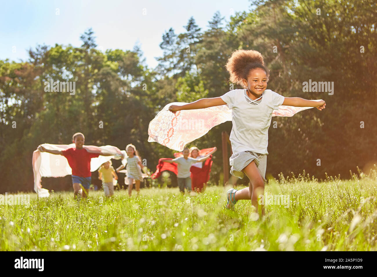 African girl running child hi-res stock photography and images - Alamy