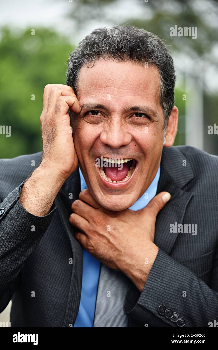 Silly Business Man Stock Photo - Alamy