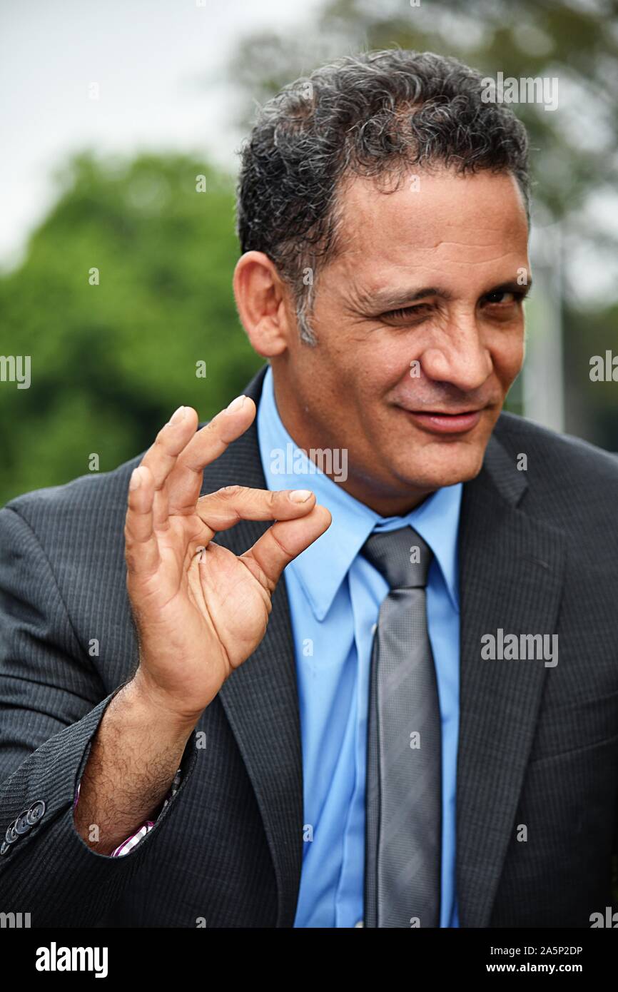 Man winking hi-res stock photography and images - Alamy