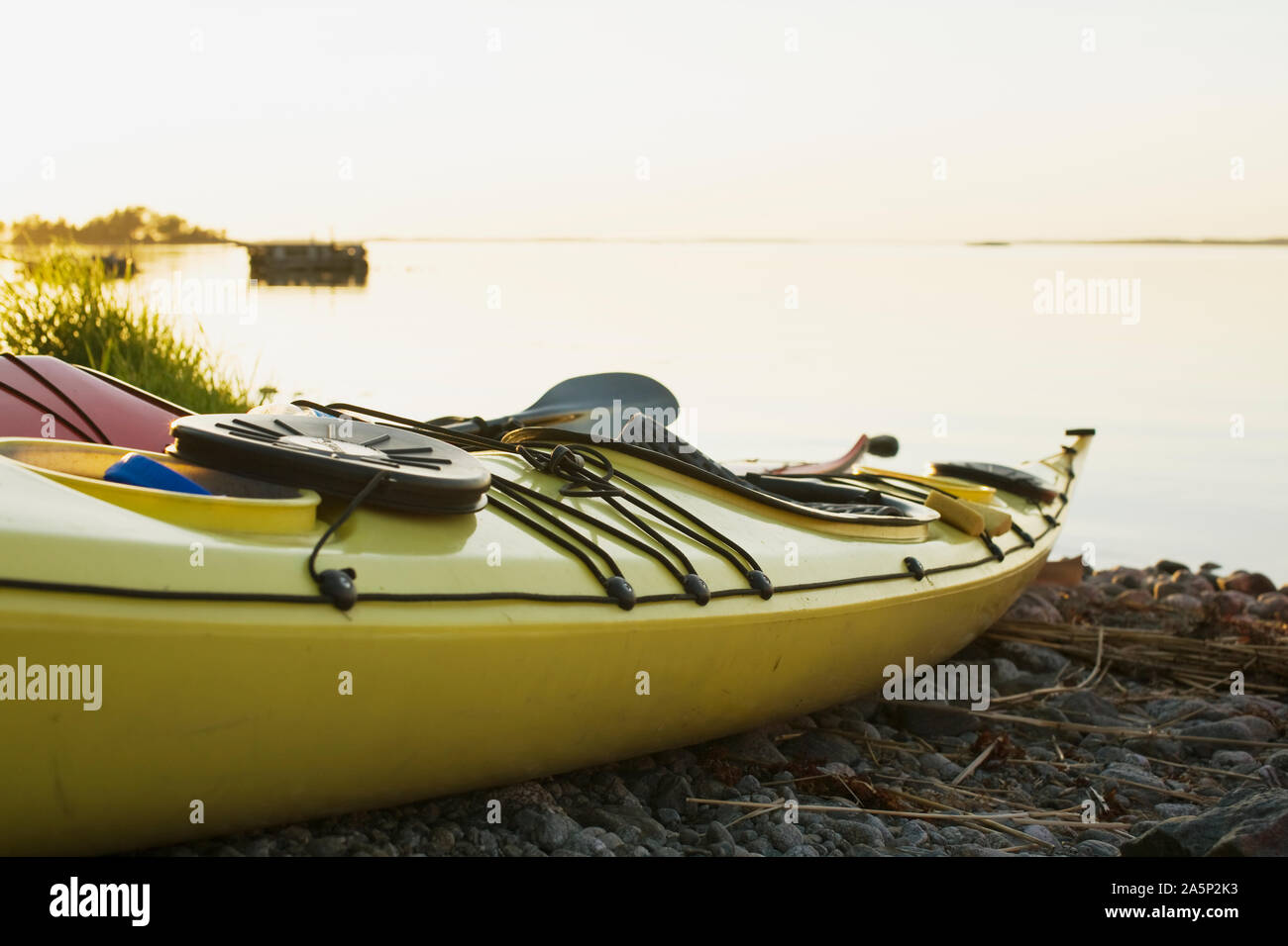 Kayak on shore hi-res stock photography and images - Alamy