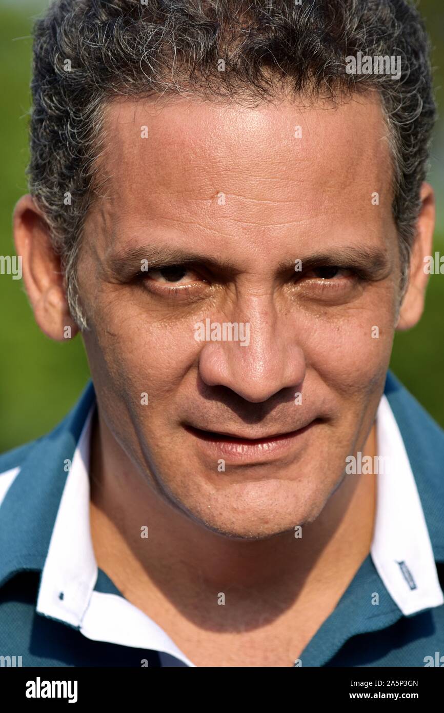 Colombian Male Portrait Stock Photo - Alamy