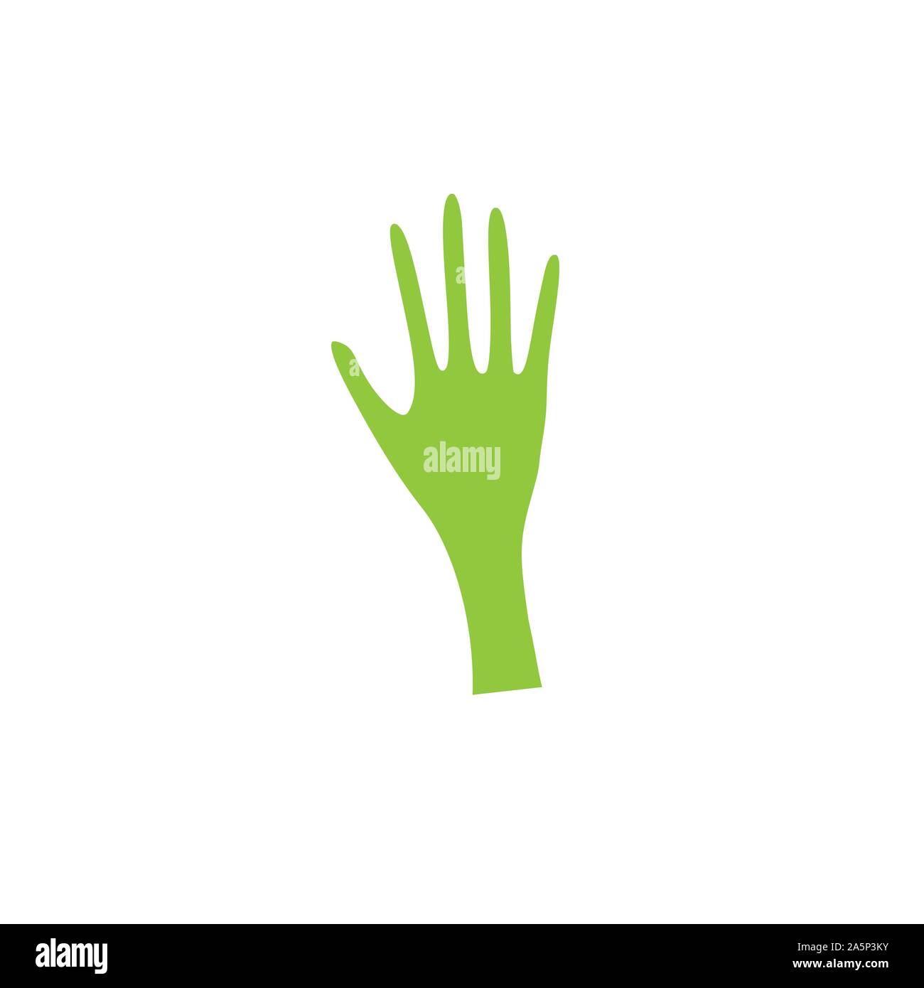 Hand vector illustration. Hand flat icon. Hand emblem Stock Vector ...