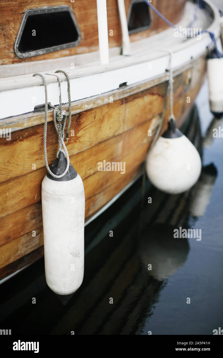 Hanging boat buoys hi-res stock photography and images - Alamy