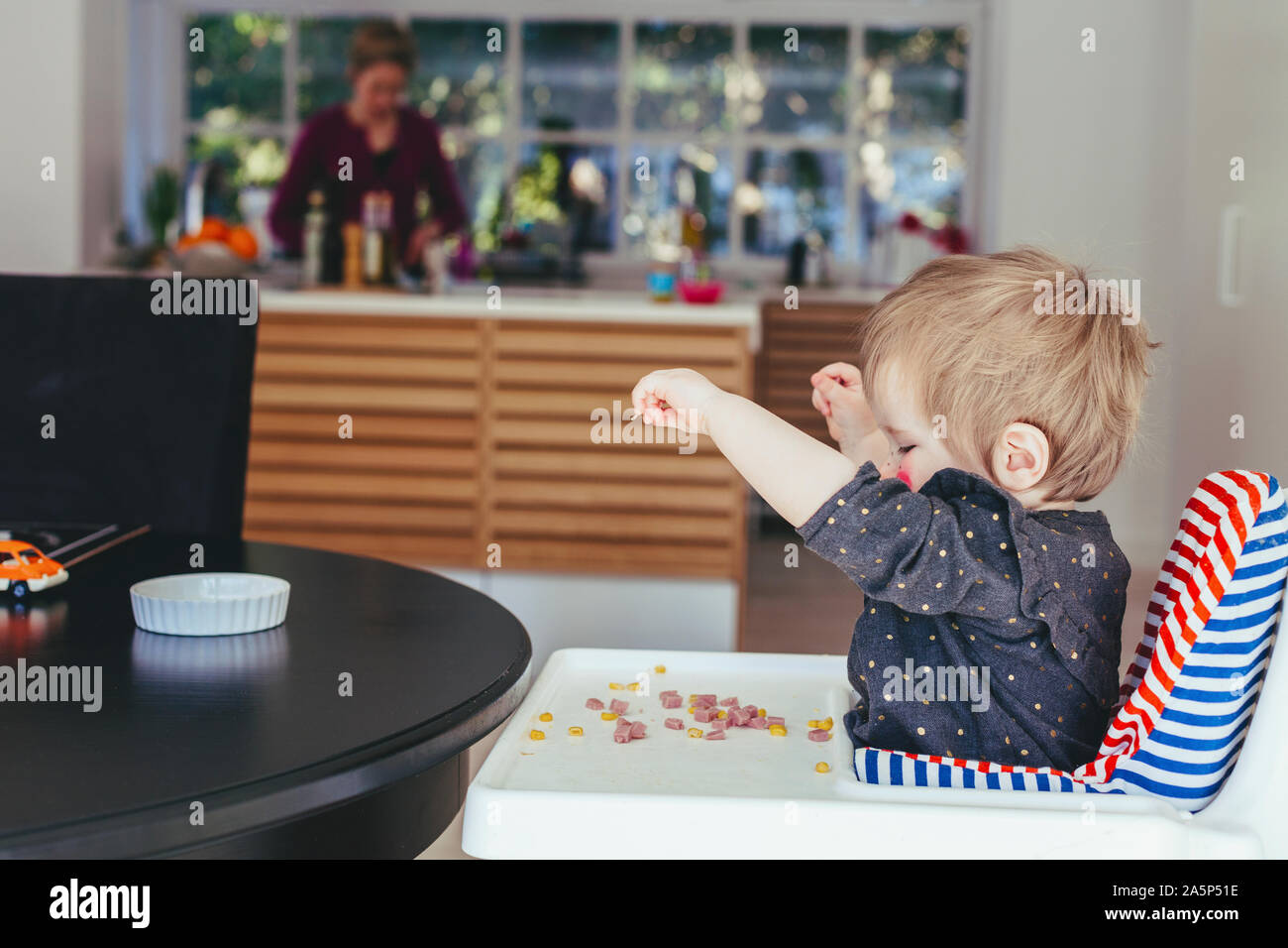 Girl on the chair hi-res stock photography and images - Alamy