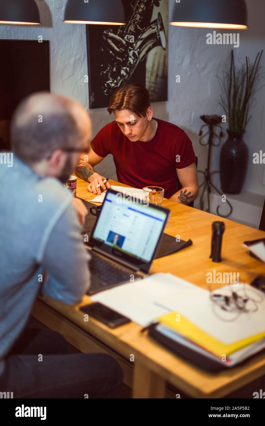 People in recording studio Stock Photo - Alamy