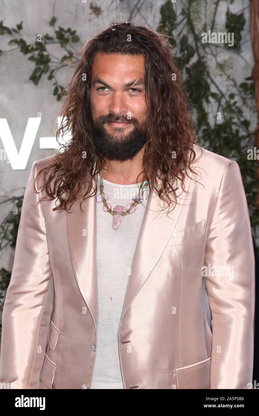October 21, 2019, Westwood, CA, USA: LOS ANGELES - OCT 21: Jason Momoa ...
