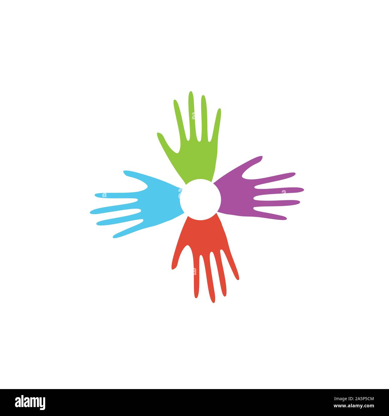 Hands vector logo. Hands icon. hands emblem Stock Vector Image & Art ...