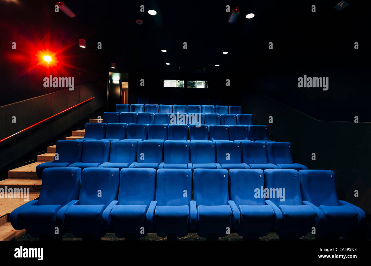 Empty movie theater Stock Photo - Alamy