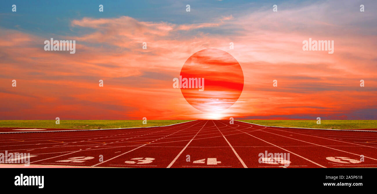 Running track for the athletes background, Athlete Track or Running ...