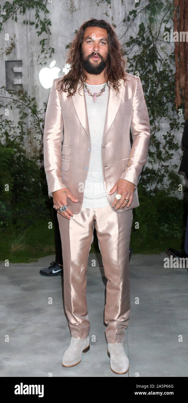 October 21, 2019, Westwood, CA, USA: LOS ANGELES - OCT 21: Jason Momoa ...