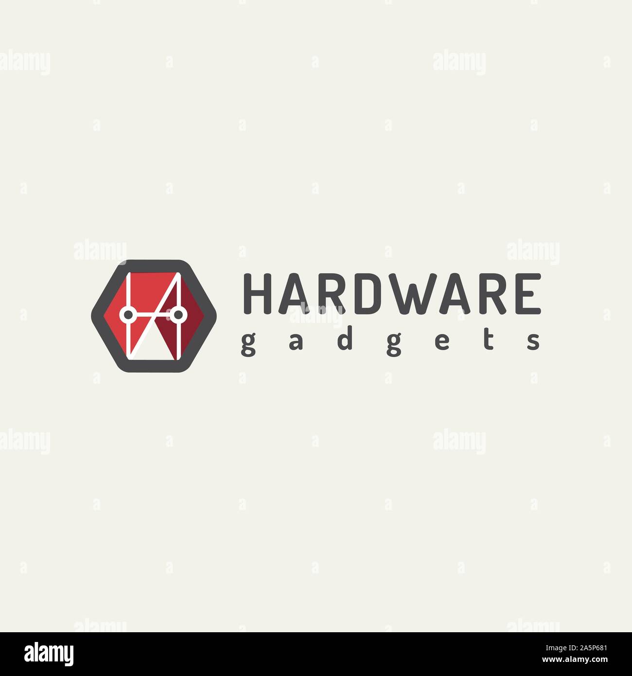Hardware vector logo. Electronics logo Stock Vector Image & Art - Alamy