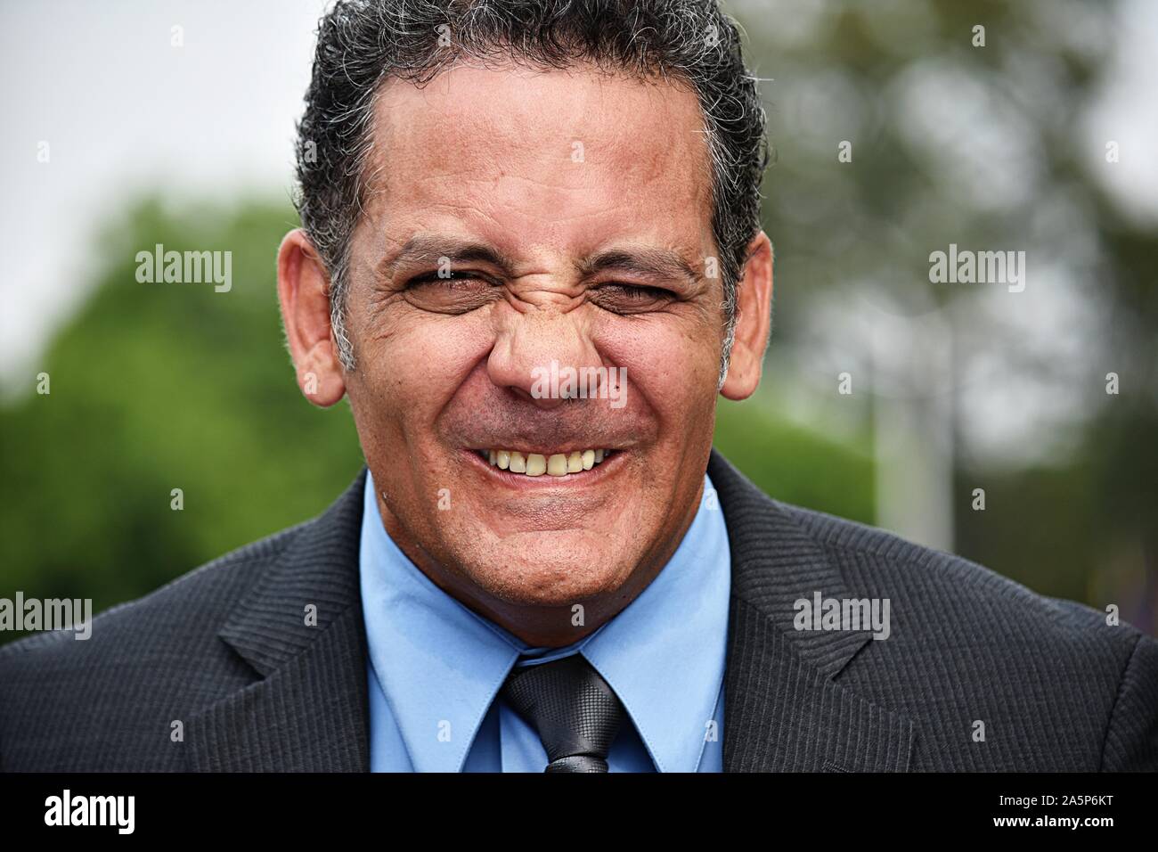 Nervous man suit hi-res stock photography and images - Alamy