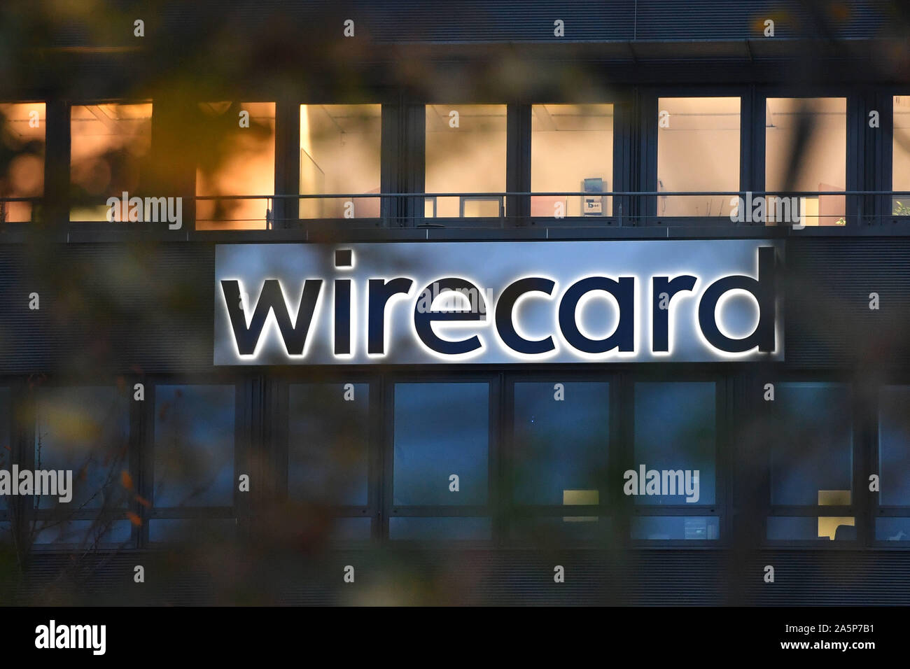 Aschheim Dornach, Deutschland. 21st Oct, 2019. wirecard logo, company ...
