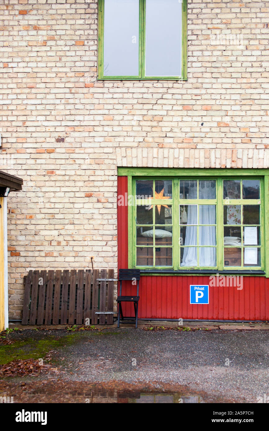 Window with illuminated star Stock Photo - Alamy