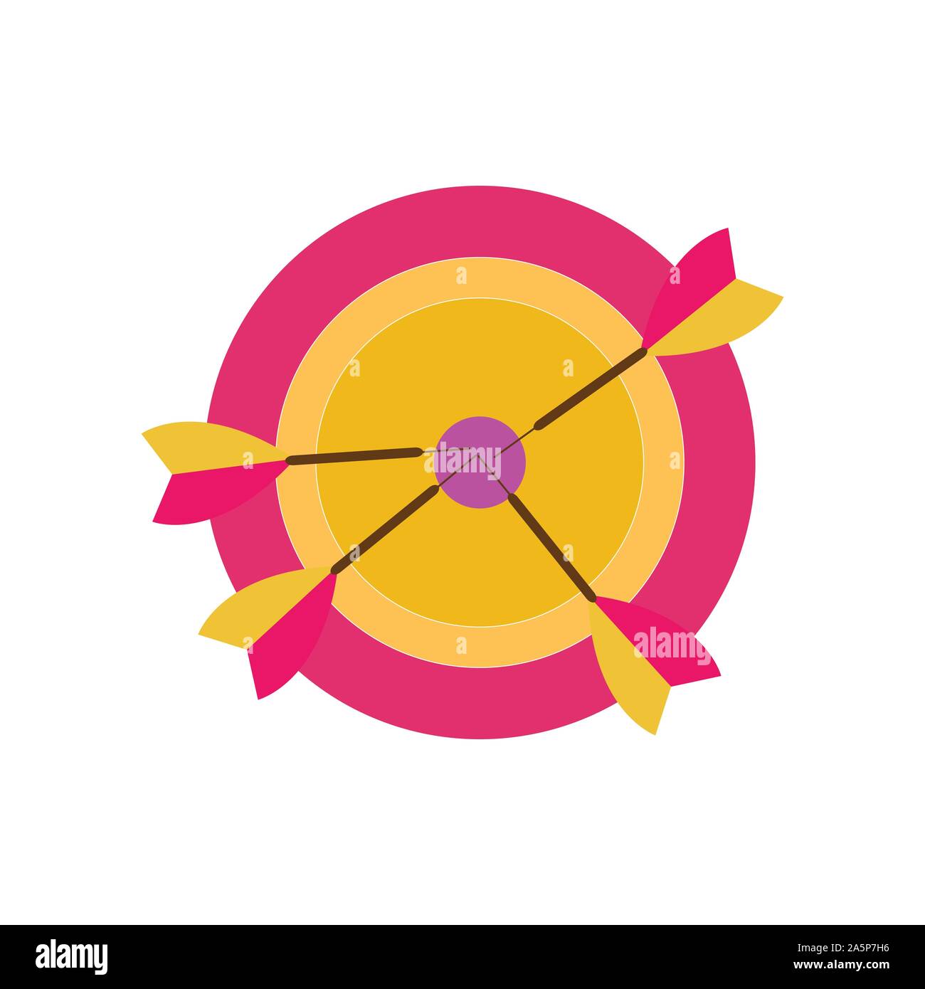 Pink red yellow center Stock Vector Images - Alamy
